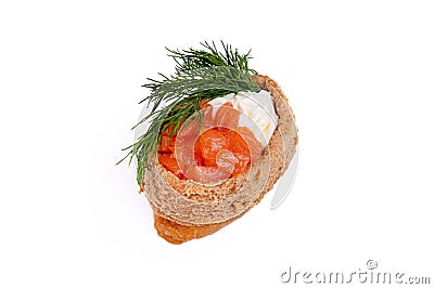 Inari Salmon Sushi Japanese Food Made from Rice Wrapped by Fried Tofu ...