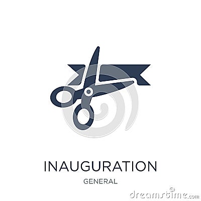Inauguration Icon. Trendy Flat Vector Inauguration Icon On White ...