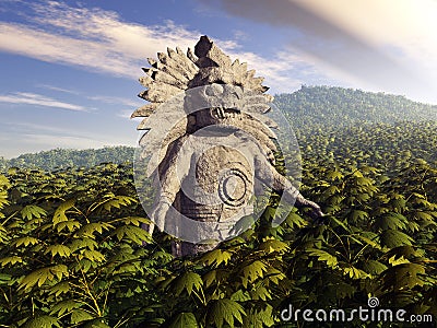 Inca God Royalty-Free Cartoon | CartoonDealer.com #39584903