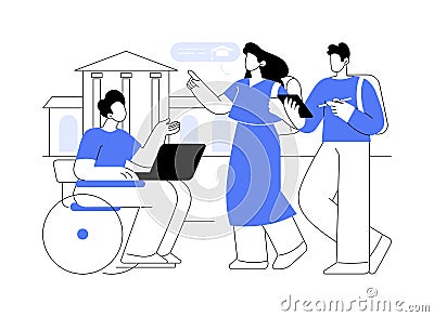 Inclusive Environment Isolated Cartoon Vector Illustrations ...
