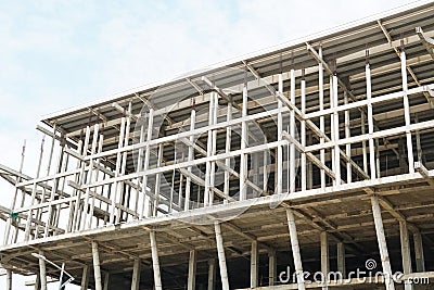 Incomplete Construction Site Building Architecture Structure Royalty ...