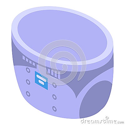 Incontinence Diaper Icon, Isometric Style Vector Illustration ...