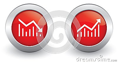Increase Decrease Icons Royalty Free Stock Photo - Image: 18737745