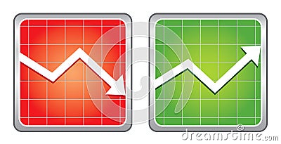 Increase Decrease Icons Stock Image - Image: 33838931