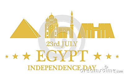 Independence Day. Egypt Stock Vector - Image: 84649575