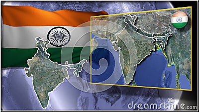 India Infographic Animation Map Stock Video - Video of archival ...