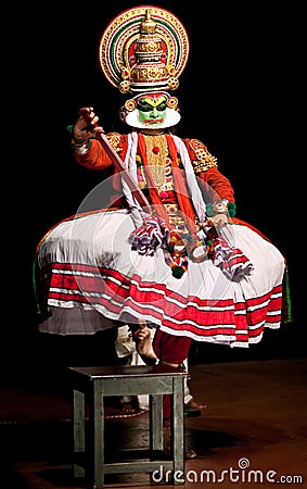 Indian Actor With Wooden Sword Editorial Photo | CartoonDealer.com ...