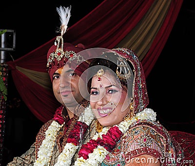 Indian Bride And Groom Stock Photos - Image: 27977863