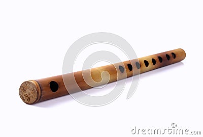 Indian Handmade Flute Stock Image - Image: 19183401