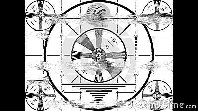 Indian-head Test Pattern. SMPTE. Glitch and VHS Effects during Test ...