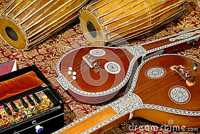 Indian Musical Instruments Stock Image - Image: 27159451