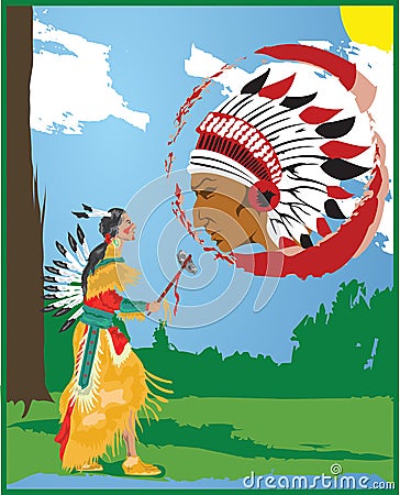 Indian Premonition Stock Image - Image: 3442741