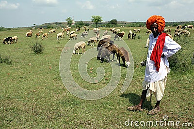 Indian Shepherd Editorial Image - Image: 17089455