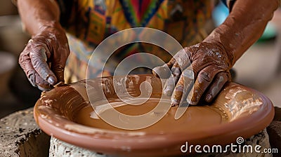 Indigenous Pottery Making Session Royalty-Free Stock Photo ...