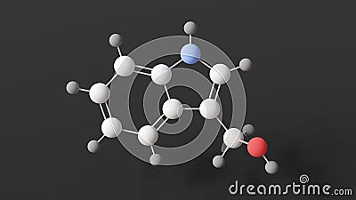 Indole-3-carbinol Molecule, Molecular Structure, Cruciferous Vegetable ...