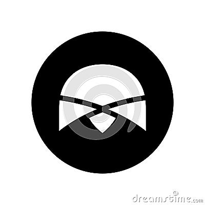 Indonesian Blangkon Hat Icon, Javanese Traditional Cap Symbol - Vector ...