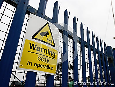 Industrial Factory Fence Gate Royalty Free Stock Image - Image: 50576