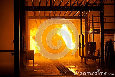 Industrial Fire Royalty Free Stock Images - Image: 15403819