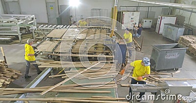 Industrial Interior. Furniture Assembly Workshop. Production Workshop ...