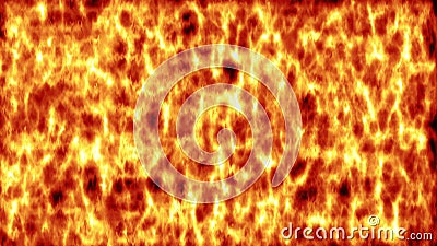 Inferno Fire Wall Loop Isolated, Hell Fire Burning Up, Intense Fuel ...