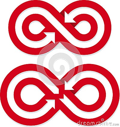 Infinite Loops Cartoon Vector | CartoonDealer.com #27291911