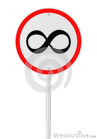 Infinite Speed Road Sign Royalty-Free Stock Photo | CartoonDealer.com ...
