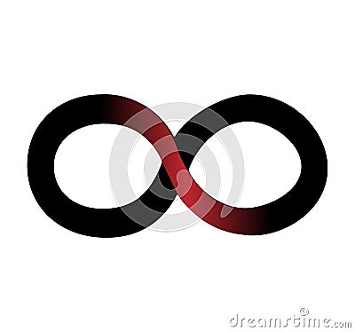 Infinity Symbol On White Background Vector Illustration | CartoonDealer ...