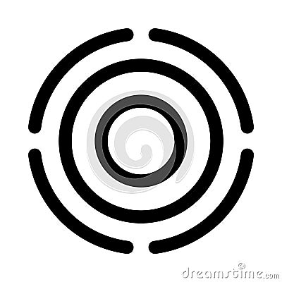 Infographic Icons In The Form Of Truncated Circle Lines To Provide A ...