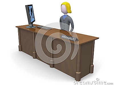 Information Desk Royalty-Free Stock Photography | CartoonDealer.com ...
