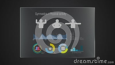 Information Graphic Technology Panel Physical Education User Interface ...