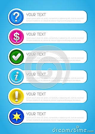 Informative Vector Stickers | CartoonDealer.com #24854628
