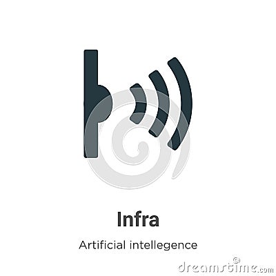 Infrared Vector Icon On White Background. Flat Vector Infrared Icon ...