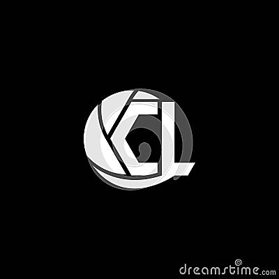Initial CL Logo Design Geometric And Circle Style, Logo Business ...