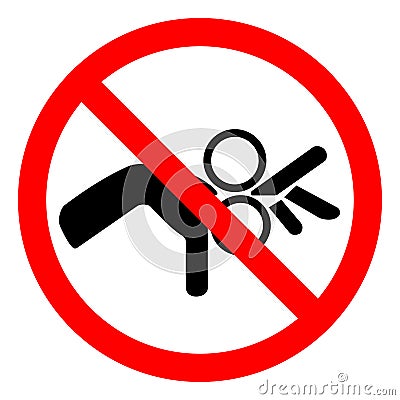 Injury Hazard Roller Symbol Sign, Vector Illustration, Isolate On White ...