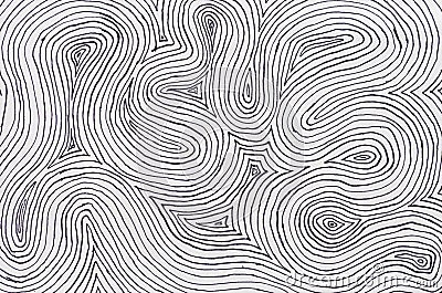 Ink On Paper Curved Lines Background Royalty-Free Stock Image ...