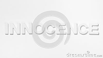 Innocence - Word On White Background Stock Image | CartoonDealer.com ...