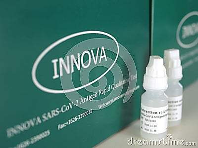 Innova Coronavirus Lateral Flow Test Box With Extraction Fluid Bottles ...