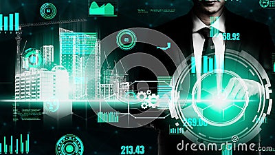 Innovated Building Architecture and Inventive Engineering Stock Video ...