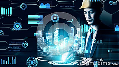 Innovated Building Architecture and Inventive Engineering Stock Video ...