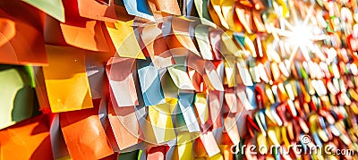 Innovative Brainstorming Session Visualized Through Colorful Sticky ...