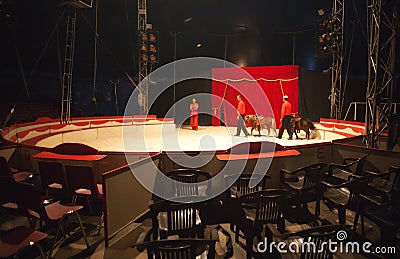 Inside Circus Tent Editorial Photo | CartoonDealer.com #20436375