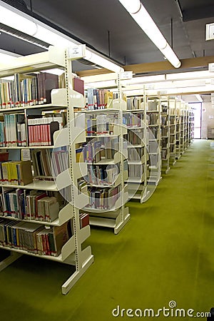 Library stock photo. Image of bookshelves, books, campus - 2010294