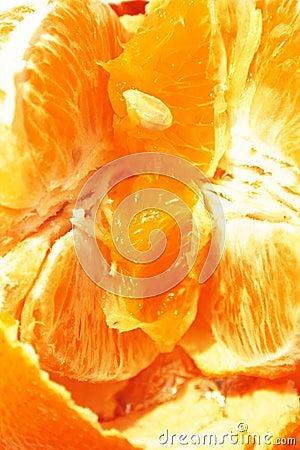 Inside Of Orange Royalty Free Stock Photo - Image: 7003675