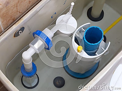 Inside A Toilet Cistern Stock Photo - Image: 32100040