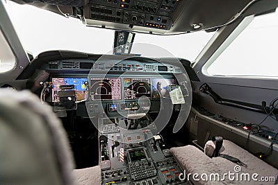Inside View Cockpit G550 Royalty-Free Stock Photography | CartoonDealer ...