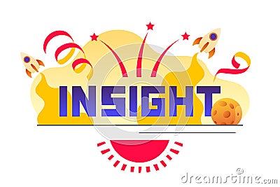 Insight. Design Of Words, Messages. The Concept Of Feeling Illumination ...