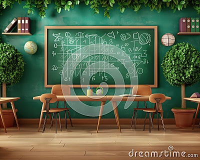 Inspiring Classroom With Math Themed Decorations Boosting Numeracy ...