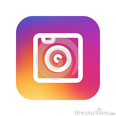 Instagram-Icon Copy Vector Illustration | CartoonDealer.com #81347472