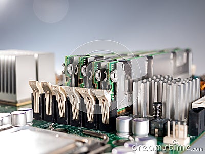 Installing RAM Modules In The Computer Motherboard, Replacing And ...