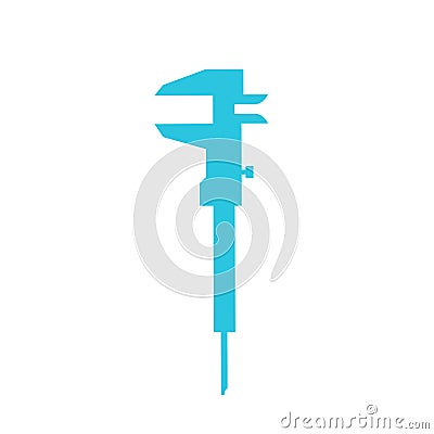 Instrument For Precise Measurements Vernier Calliper. Cartoon Vector ...
